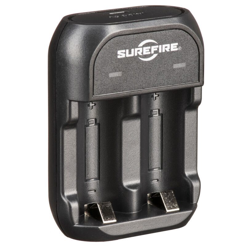 SureFire 123A Rechargeable Battery 2-Pack with Charger Kit