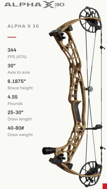 Hoyt Alpha X 30 - 360 Arms