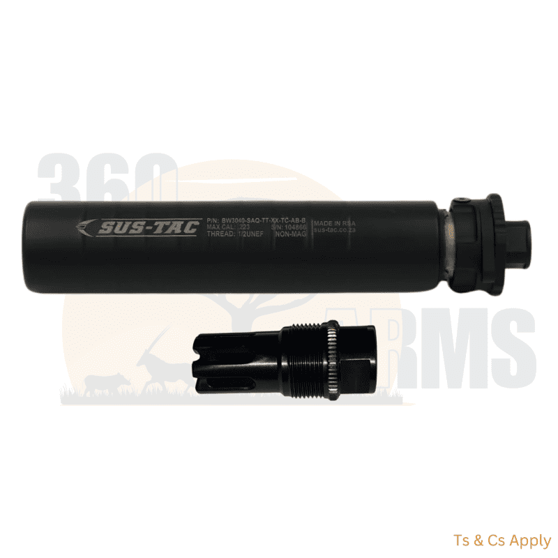 SUS-TAC AR .223 QUICK DETACH Suppressor with SUS-TAC Muzzle - 360 Arms