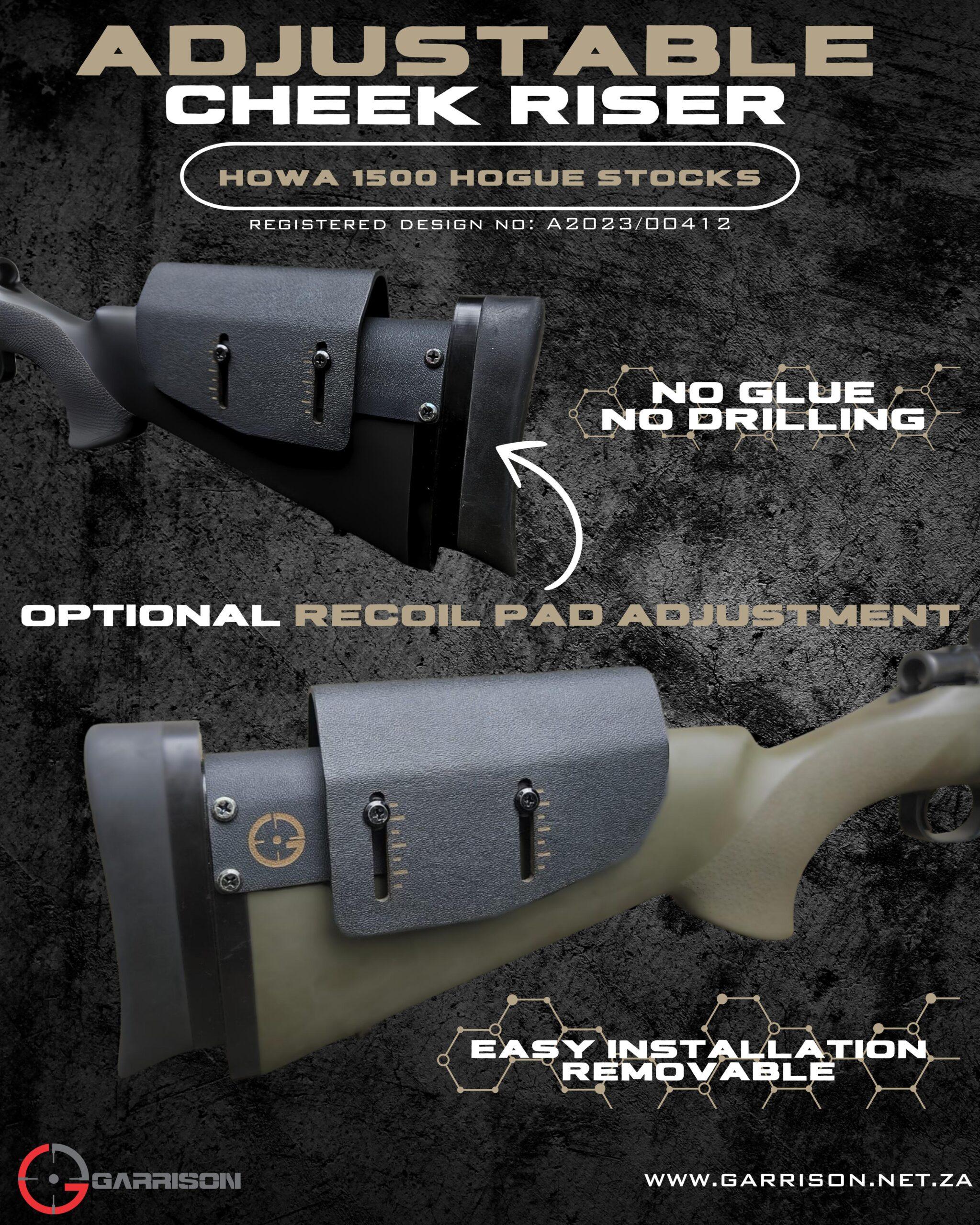 Garrison Cheek riser - 360 Arms
